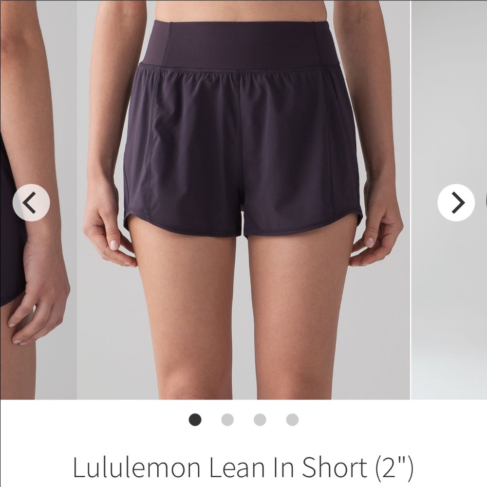 Lululemon Lean In Shorts 2” Boysenberry - Gem